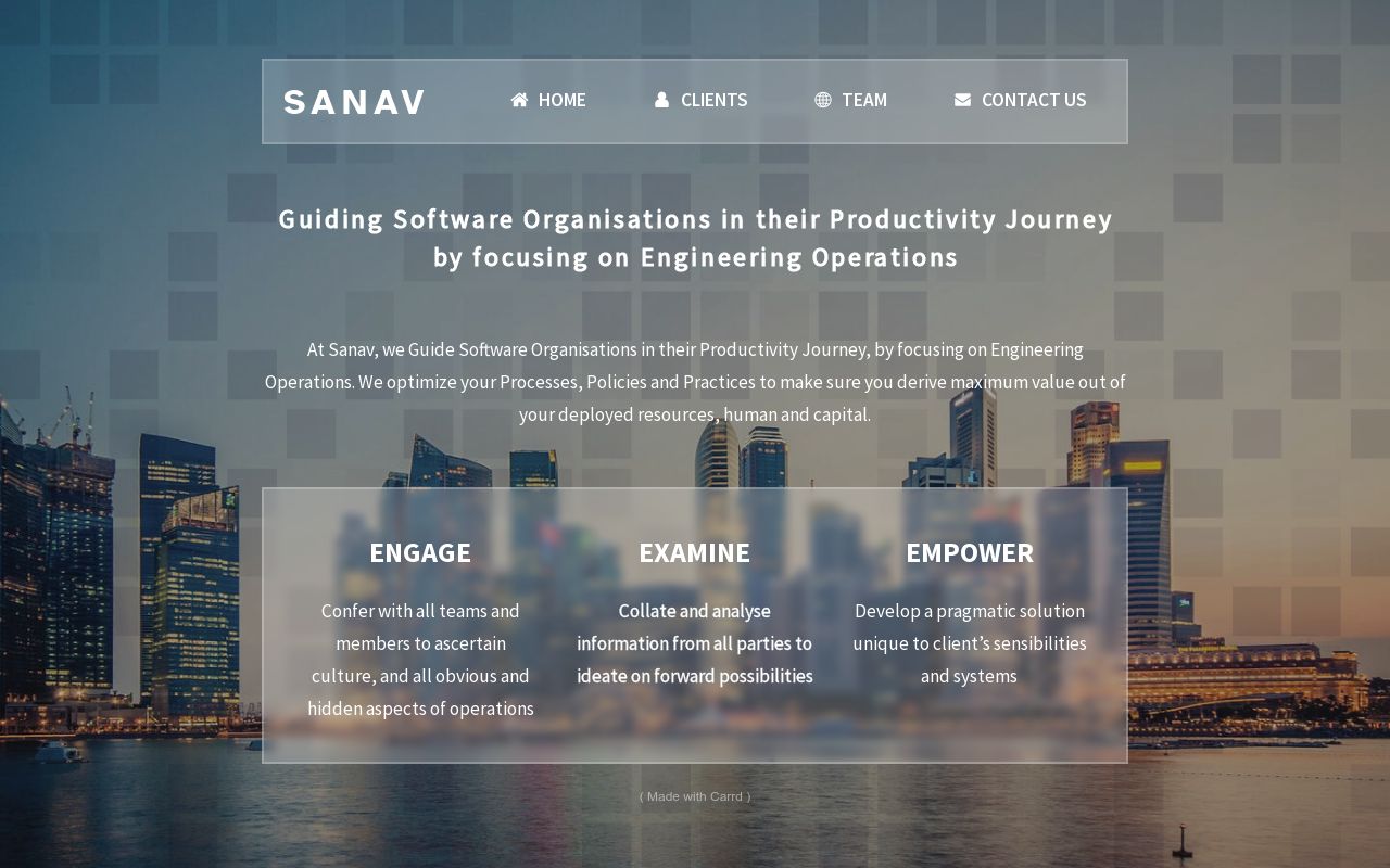 Sanav Consulting